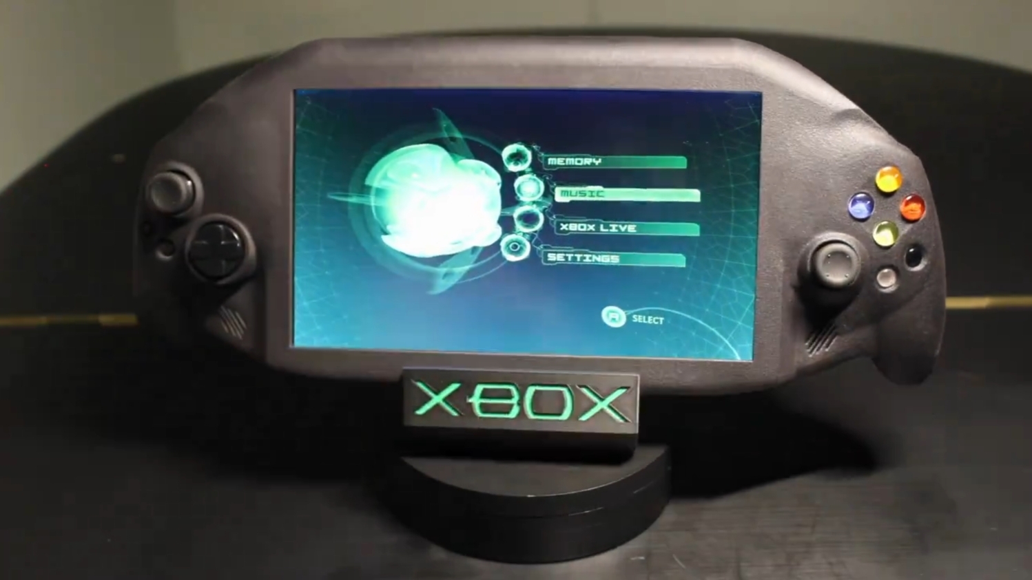Check out this modded Xbox gaming handheld uses original Xbox motherboard upgraded insides