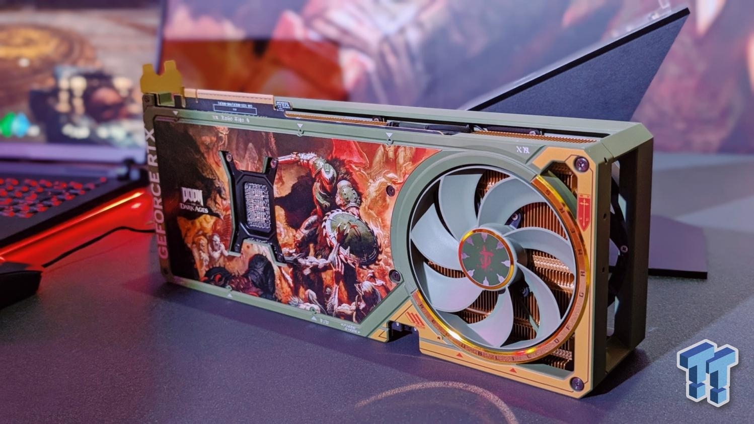 Hands on with the stunning ROG Astral GeForce RTX 5080 DOOM Edition GPU