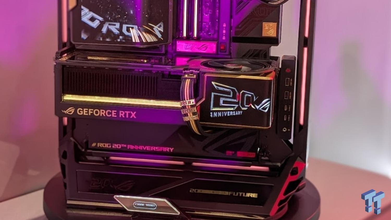 ROG Astral GeForce RTX 5090 Edition 20 adds a curved AMOLED display