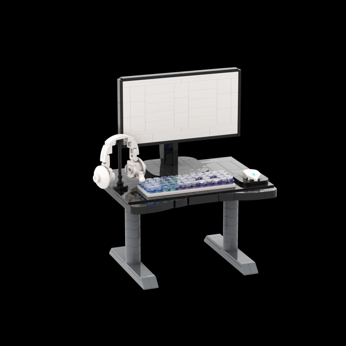 Lego Computer Printed Lego Tiles PC Windows Computer Screen – One