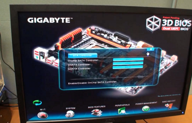 GIGABYTE 3D Dual UEFI BIOS hands-on with X79-UD7 motherboard
