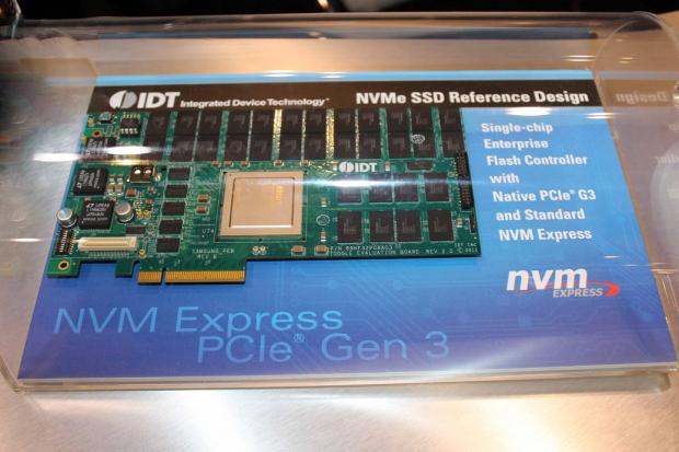 FMS 2012: IDT Displays Worlds First NVMe Capable PCIe SSD