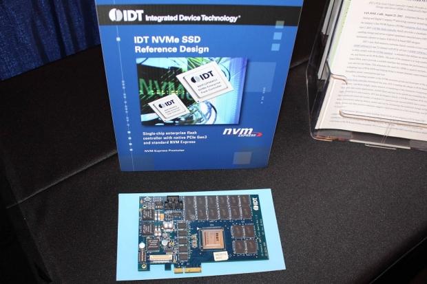 FMS 2012: IDT Displays Worlds First NVMe Capable PCIe SSD