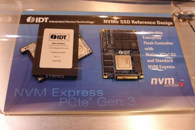 FMS 2012: IDT Displays Worlds First NVMe Capable PCIe SSD