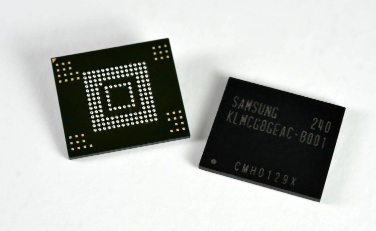 Samsung working on 10nm 64GB flash memory chips