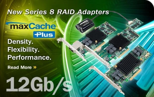 PMC-Sierra intros Adaptec Series 8 12Gb/s SAS RAID Adapter family