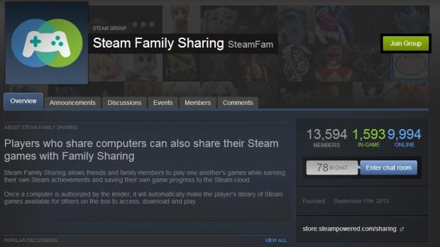 Steam to begin allowing friends and family to share games