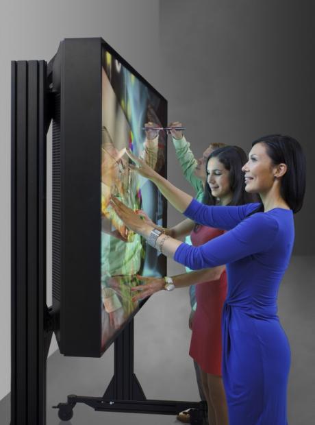 MultiTouch unveils a new prototype 84-inch 4K interactive display