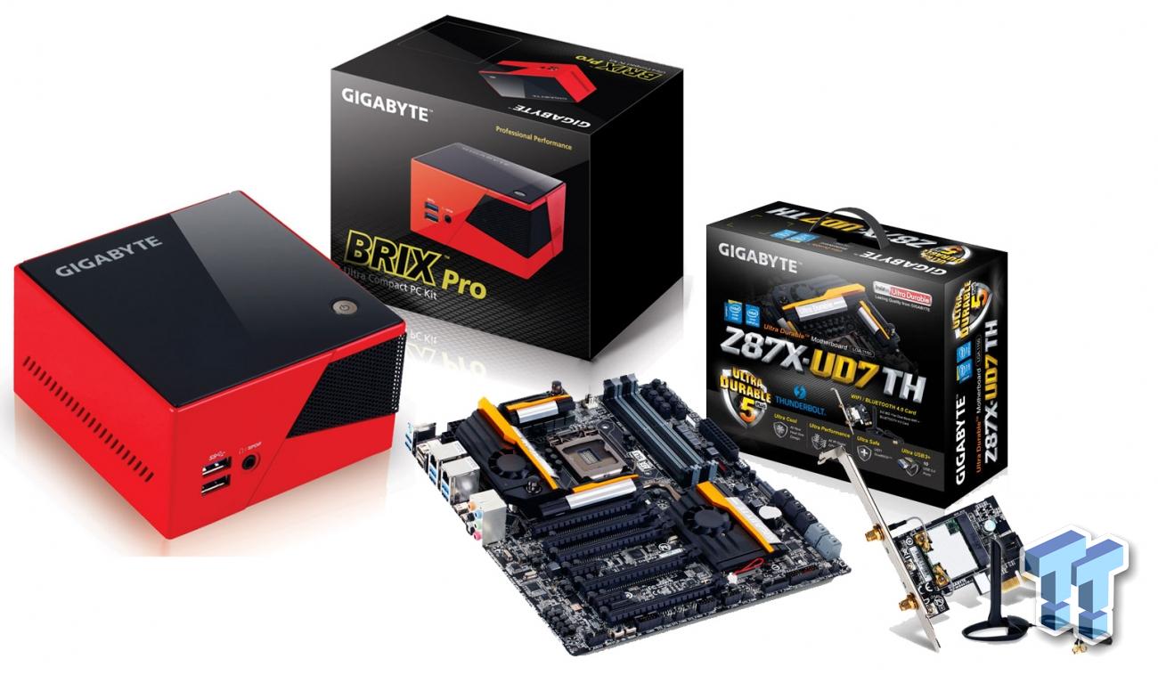 CES 2014 - GIGABYTE's new BRIX devices and Thunderbolt 2 motherboard