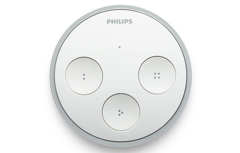 Philips hue tap is a kinetic powered smart light switch