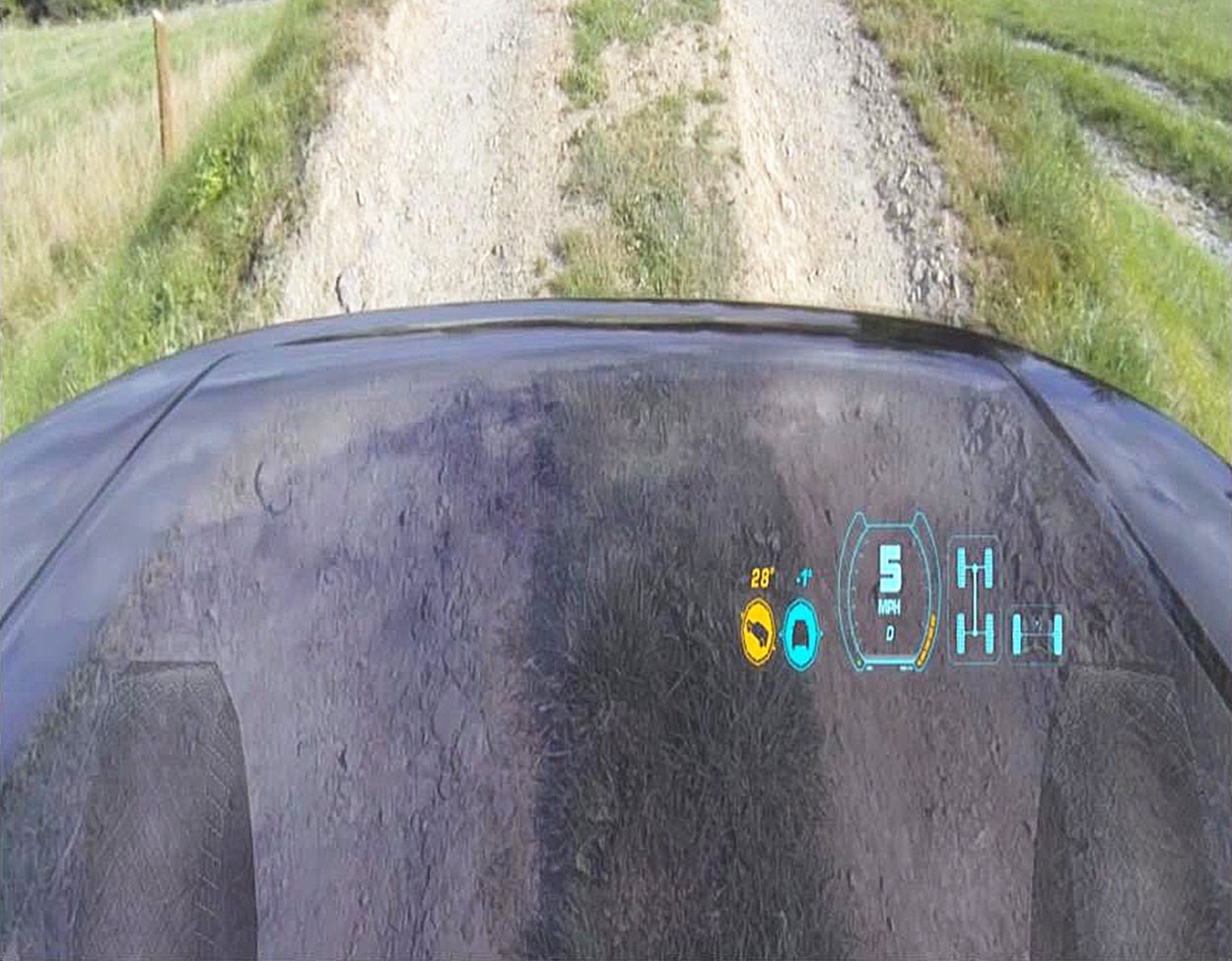 Land Rover Invisible Bonnet concept creates a see through car