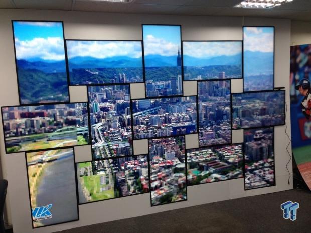 We take a look at the VIA Video Wall Solution, 8 x 1080p TVs on a wall