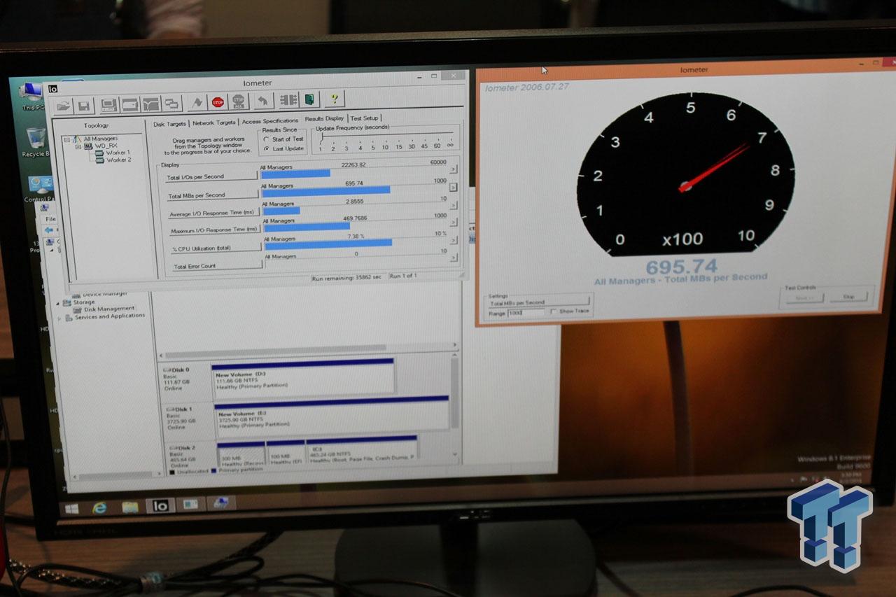 WD demonstrates new PCIe SATA Express HDD at Computex 2014