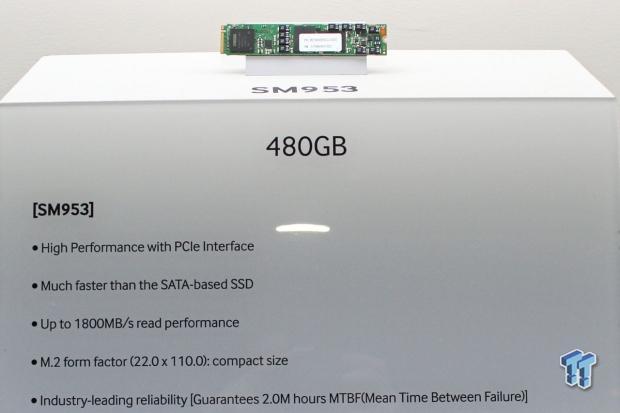 Samsung displays world's first datacenter M.2 SSD at Global Summit