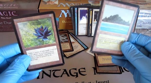 Fan opens vintage Magic card set on camera, finds rare card worth $30K