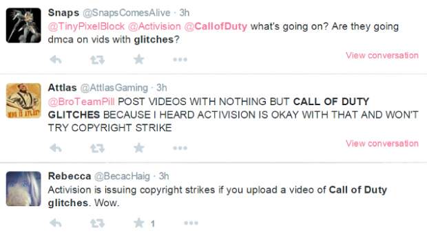 Activision hates glitch videos of the new COD, issues takedowns Activision hates glitch videos of the new COD, issues takedowns