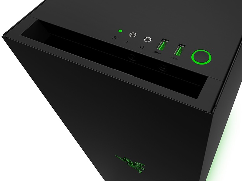 Razer and NZXT show off the S340 PC case, in unique collaboration