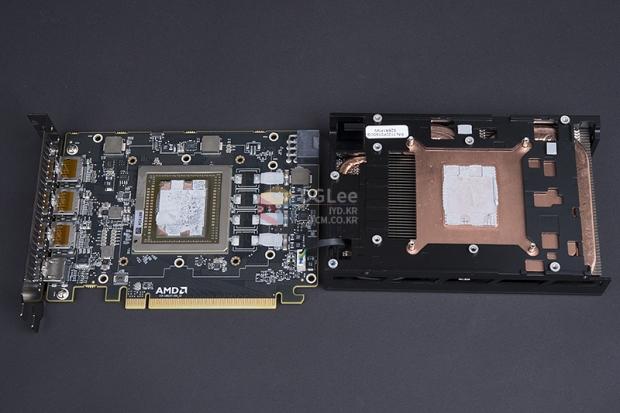 AMD Radeon R9 Nano caught on camera, rocks full Fiji GPU and HBM