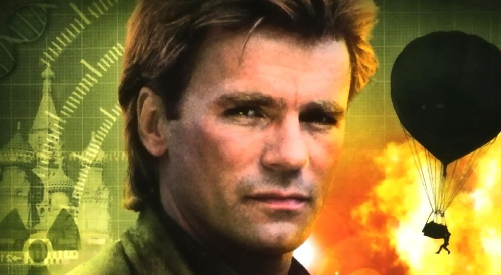 'MacGyver' TV reboot being assembled from sticks and length of hose