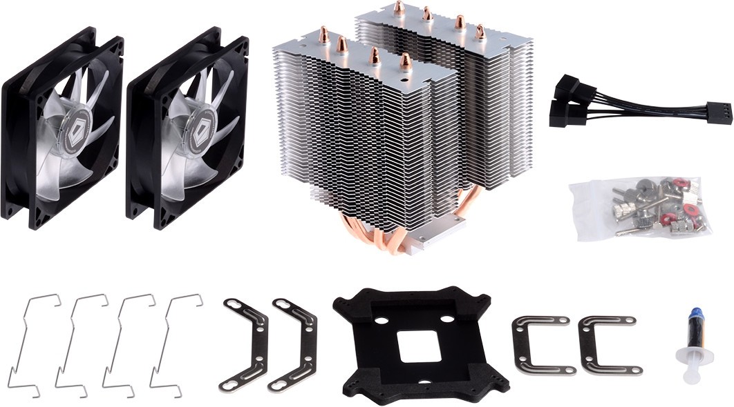 Is air back in style? ID-Cooling releases new blue LED twin CPU cooler