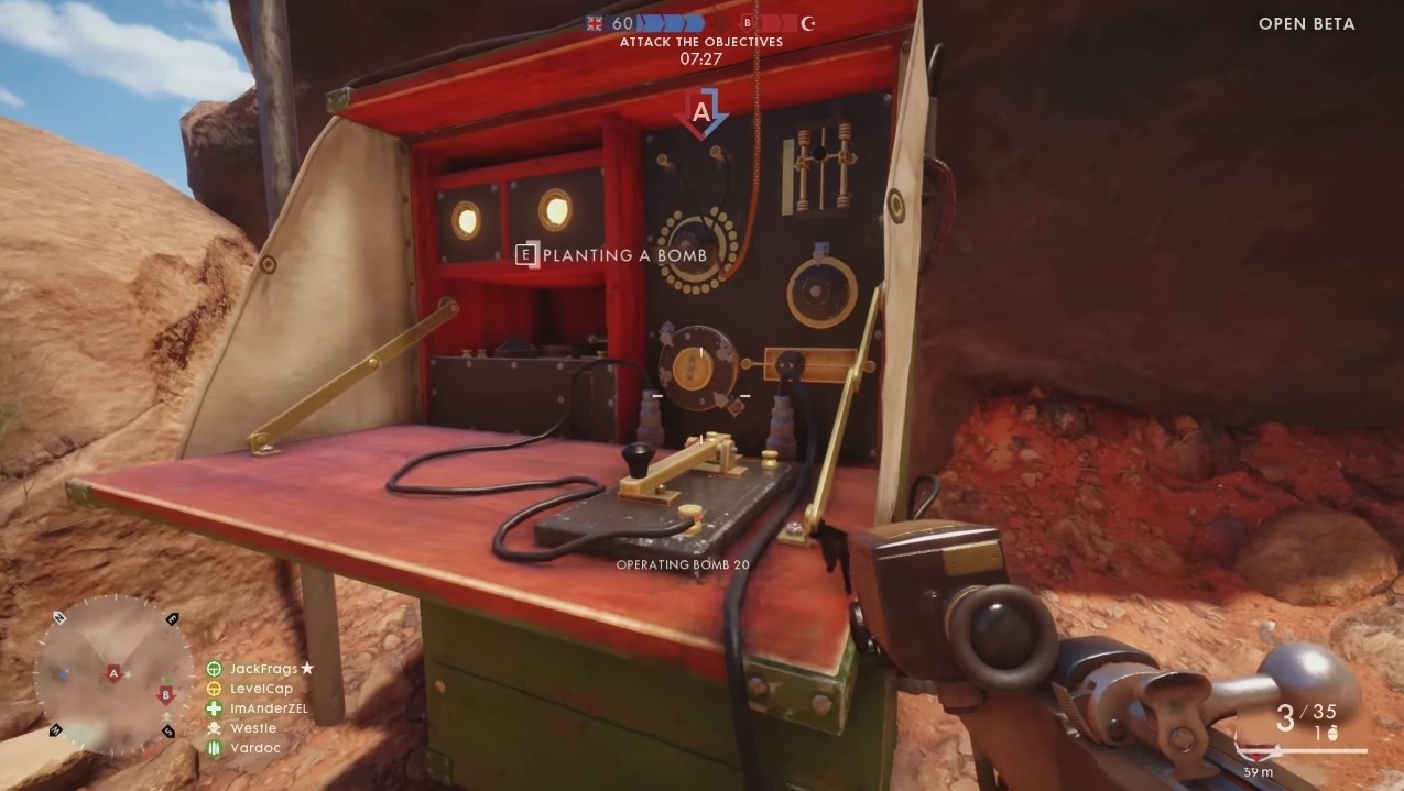 Battlefield 1's Rush features lots of vehicles, timer