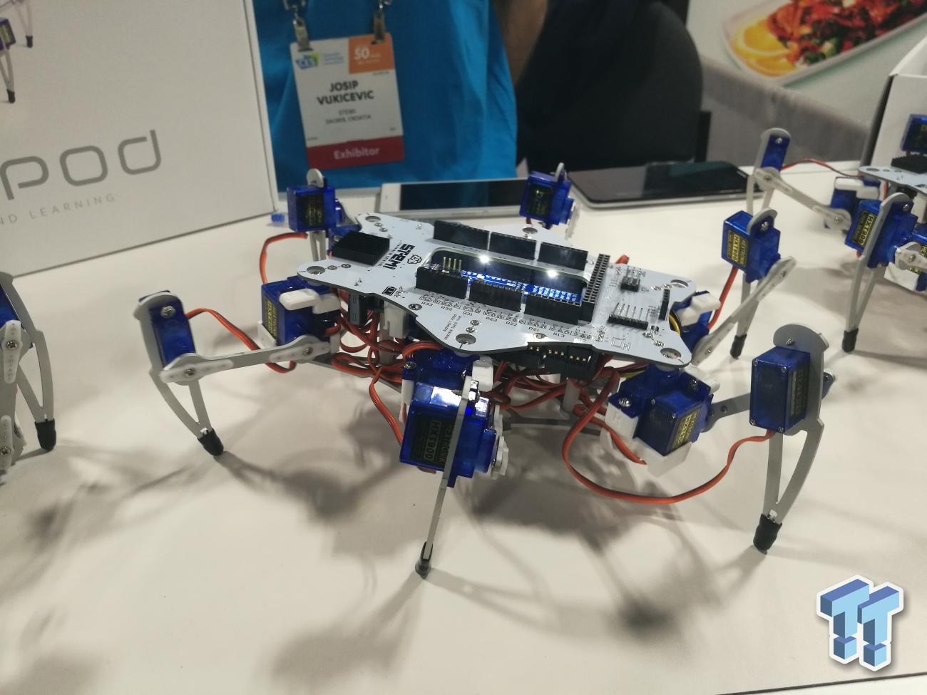 This dancing spider-robot will teach you programming