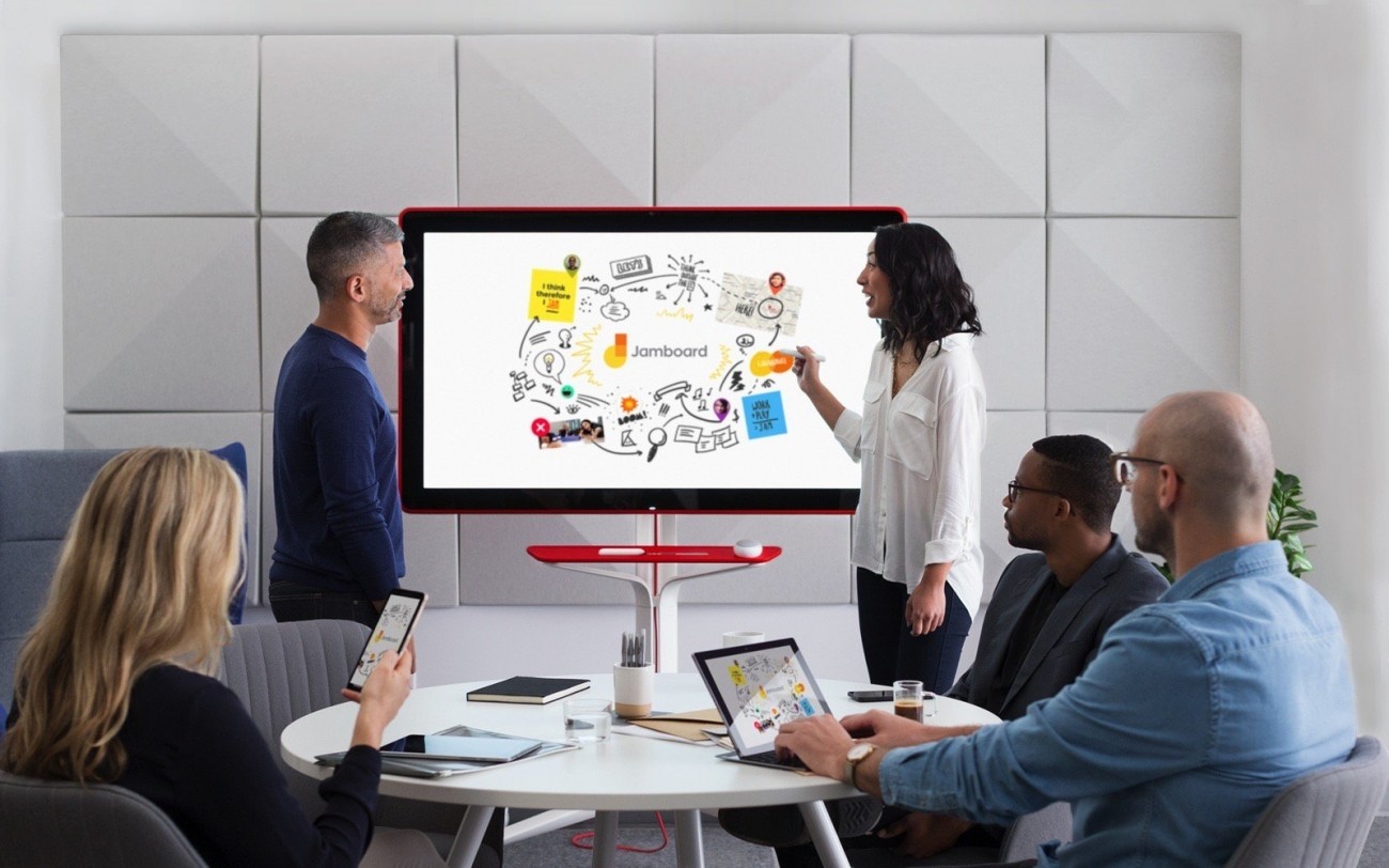Google's new 4K digital board eyes down Surface Hub