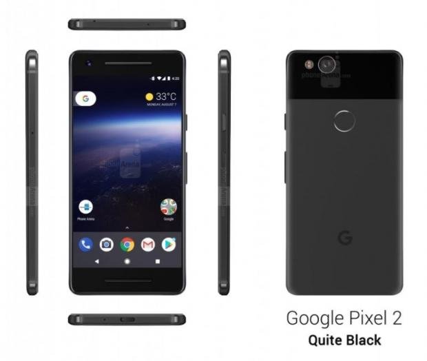 New 3D renders show beautiful Google Pixel 2 design