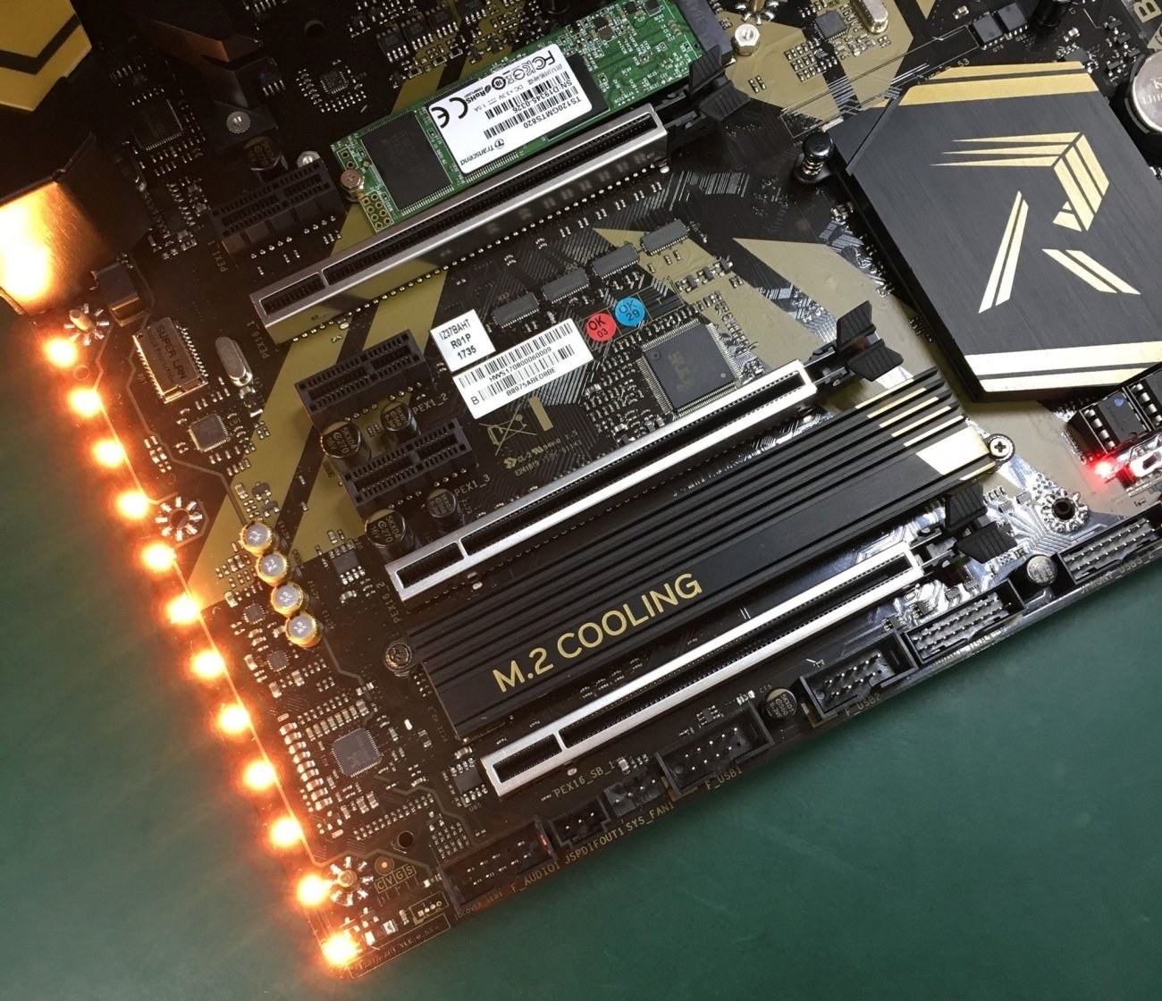 BIOSTAR's new RACING Z370 spotted, RGB LEDs look GREAT