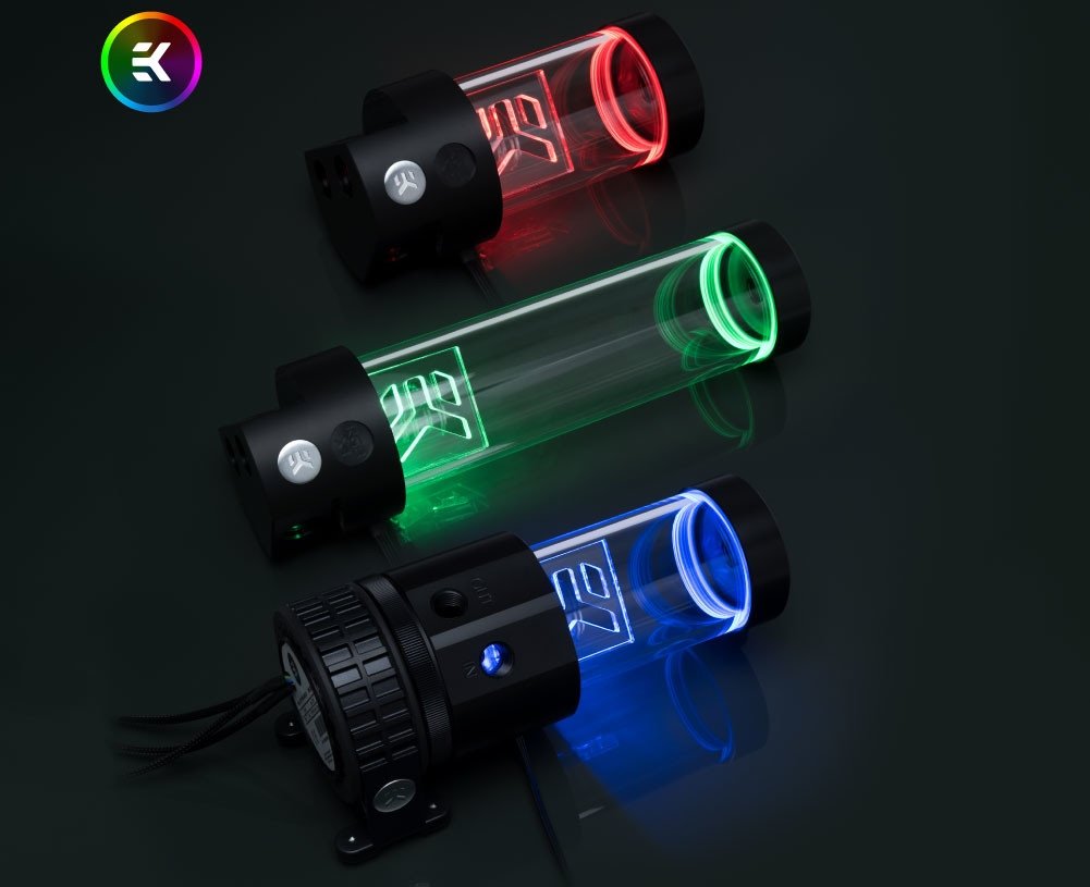 EKWB release new RGB combo unit and two RGB reservoirs