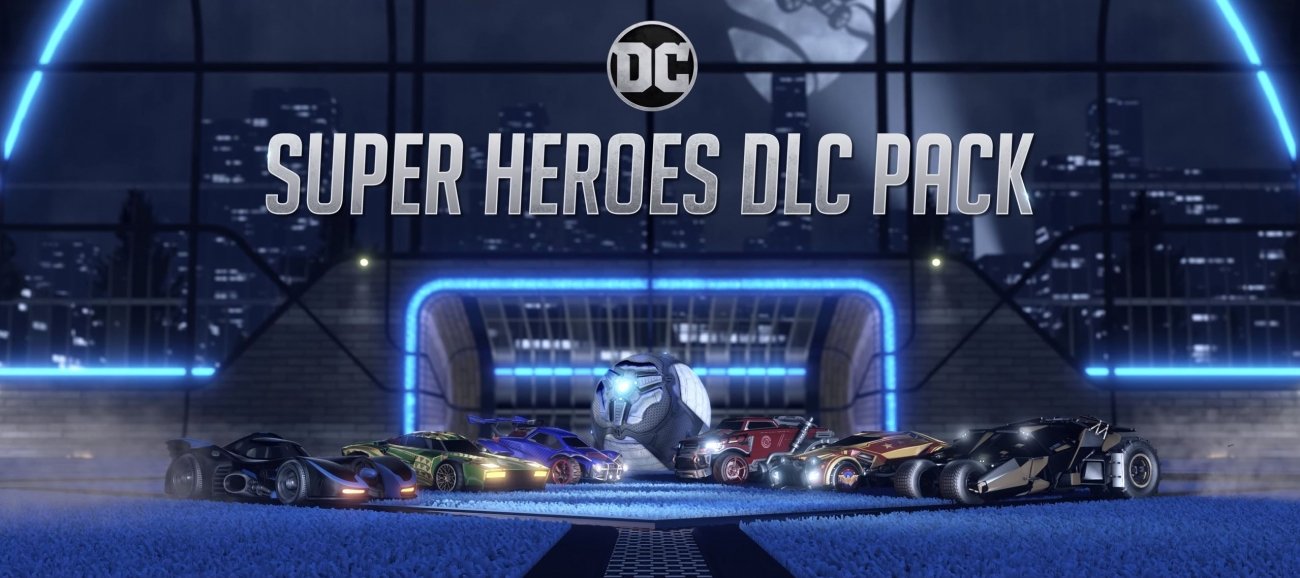 Rocket League goes comic book, new DC Super Heroes DLC pack
