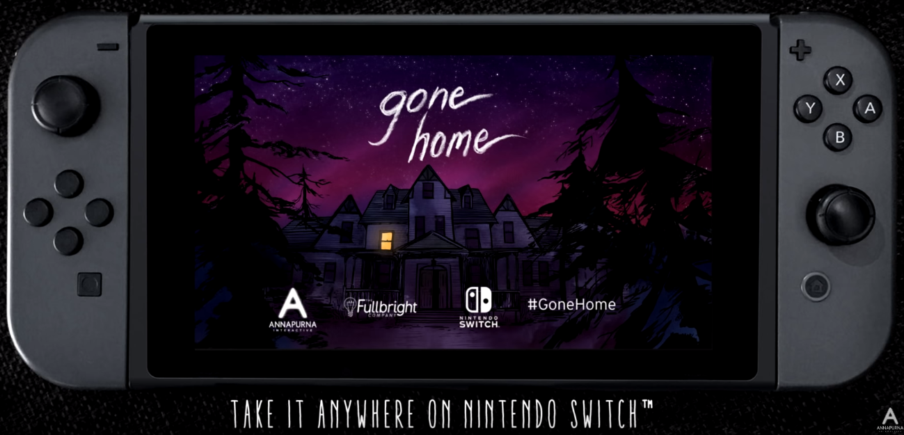 Fullbright's Gone Hone will debut to the Nintendo Switch