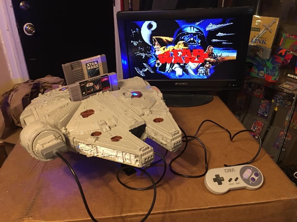 This Millennium Falcon SNES, NES console is epic