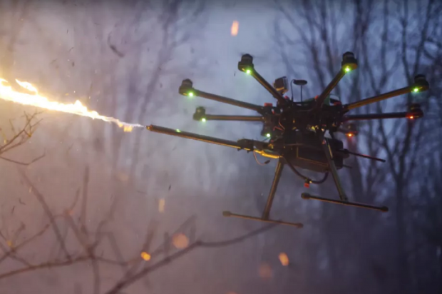 Flamethrower drones are real and you can get yours for $1499