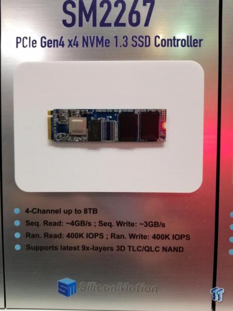 SMI's PCIe 4.0 x4 SSD controller: up to 16TB at 6.5GB/sec