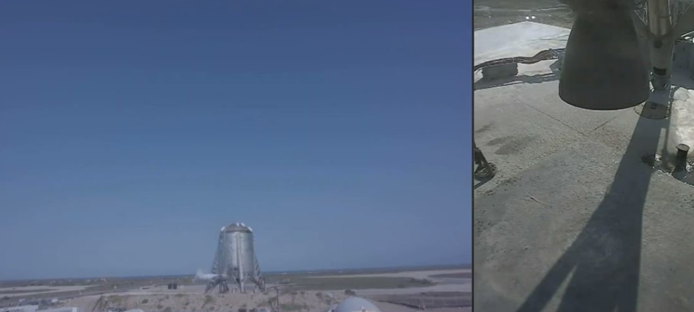 SpaceX's Starhopper engine failure causes mission abort at last second