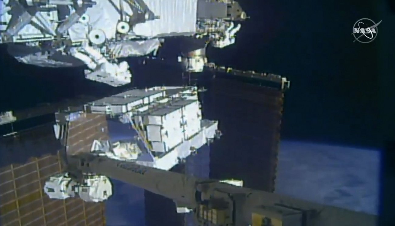 ISS Astronauts complete first next-gen battery replacement spacewalk