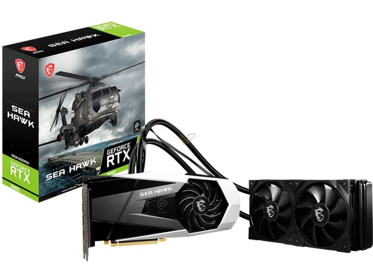 MSI Unleashes Its New Water cooled GeForce RTX 3080 Sea Hawk X