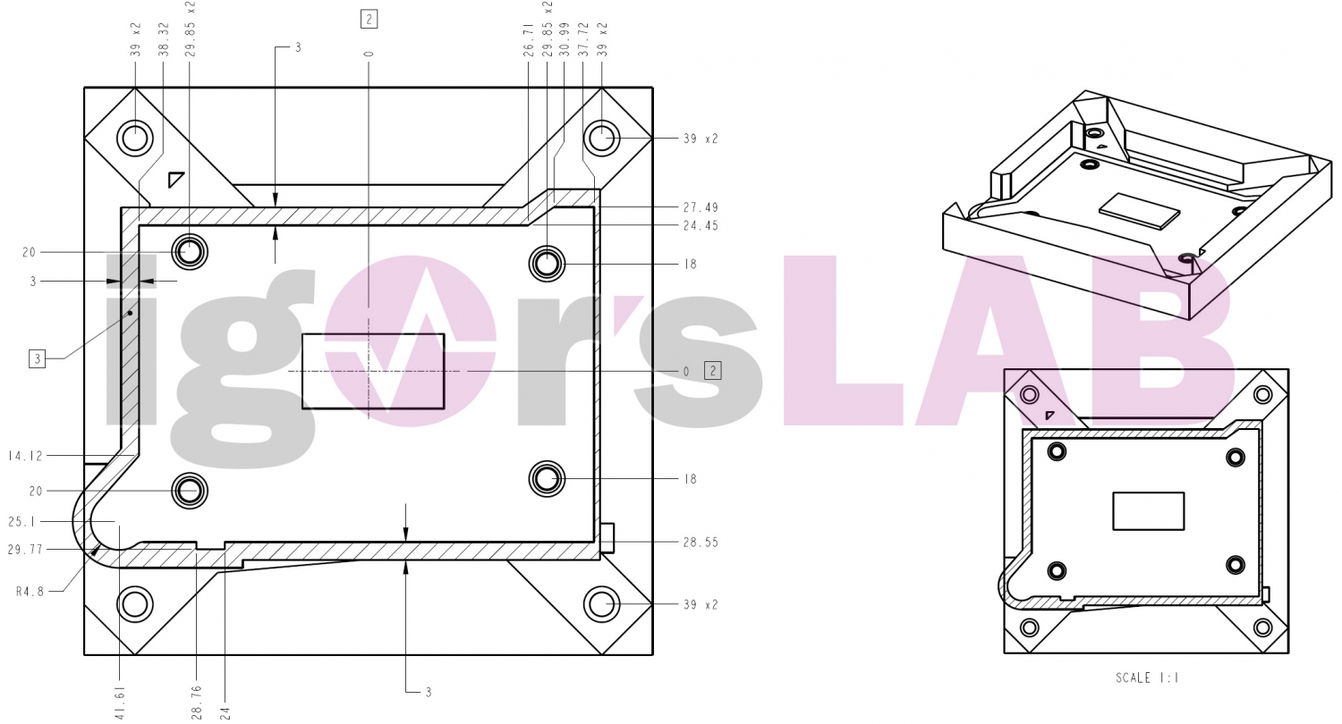 Intel's next-gen LGA1700: same boring stock cooler, new hole pattern