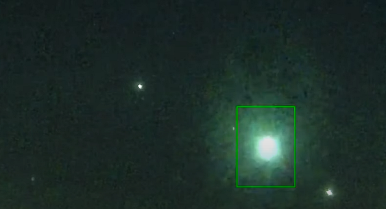 Meteor caught on video lighting up the night sky over the US