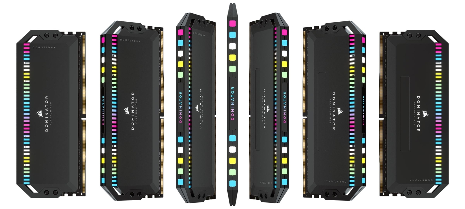 Corsair unveils DOMINATOR PLATINUM RGB DDR5 RAM kits, up to DDR5-6400