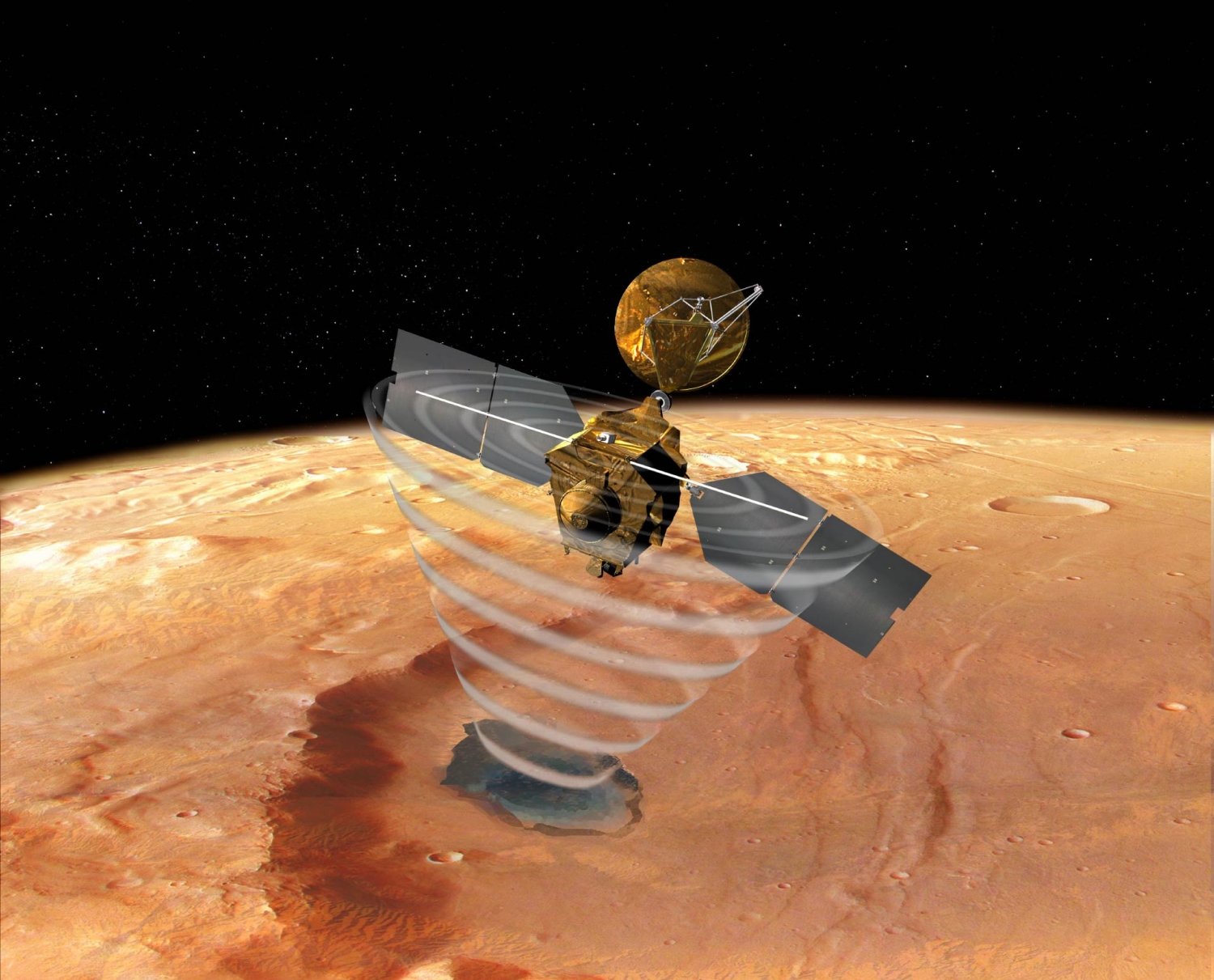 Mars Satellite Finds Water Flowed More Recently Than First Thought