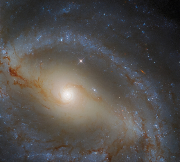 Hubble captures snake-like spiral galaxy millions of light-years away