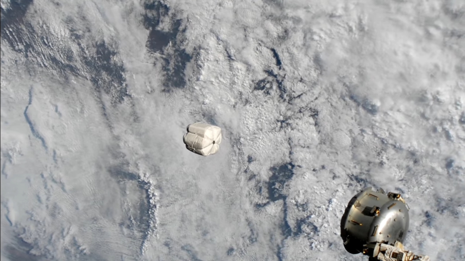 International Space Station ejects massive bag of trash for first time ...