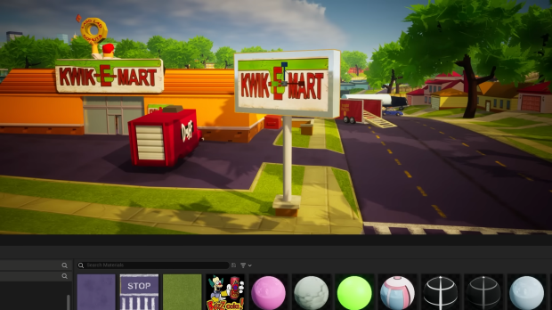 Simpsons Hit and Run remade in Unreal Engine 5 with RTX effects