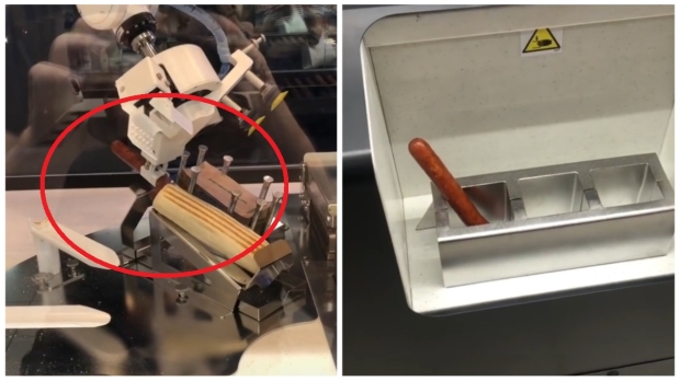 Hot dog robot goes viral after failing hilariously at its one purpose