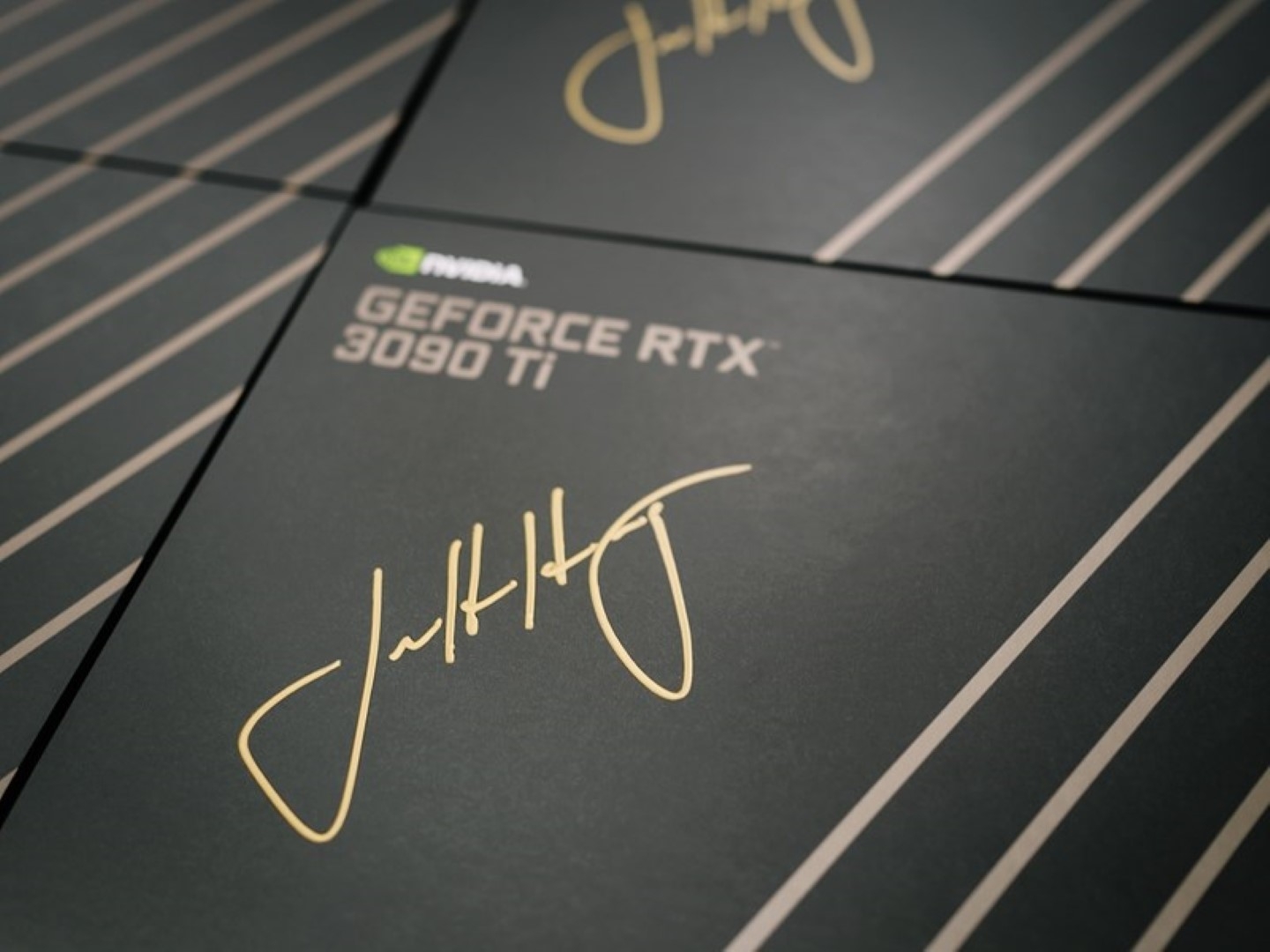 NVIDIA is giving away GeForce RTX 3090 Ti cards signed by Jensen Huang