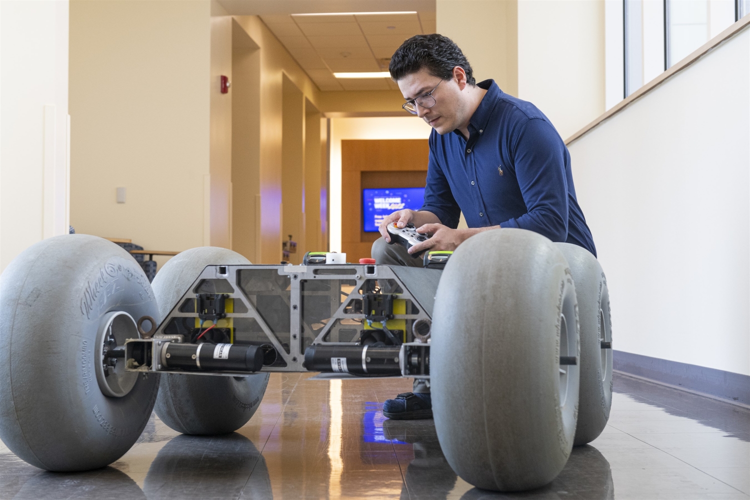 WVU researchers using robots to improve workplace safety for employees