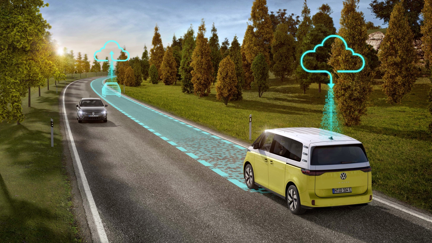 VW ID. Buzz vehicle packed with tech for innovative driver assistance ...