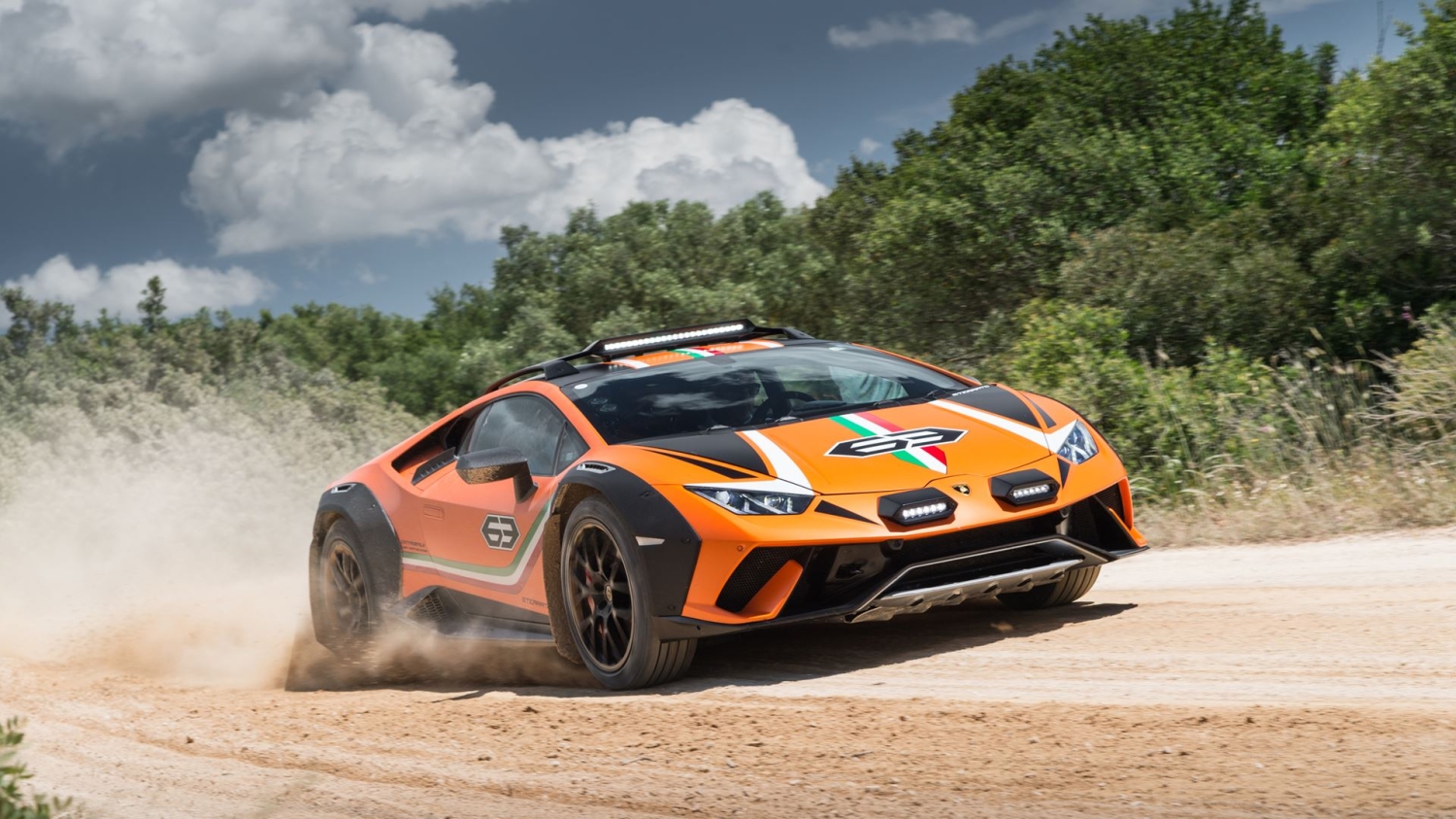 The Lamborghini Huracan Sterrato Concept, an impressive all-terrain car